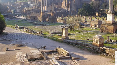 Bilder Comitium- Ruine — Digitales Forum Romanum